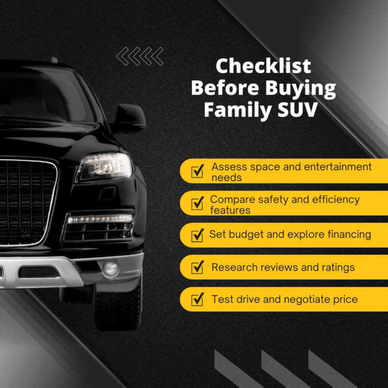 How To Choose Best SUV For Family | 9 Steps